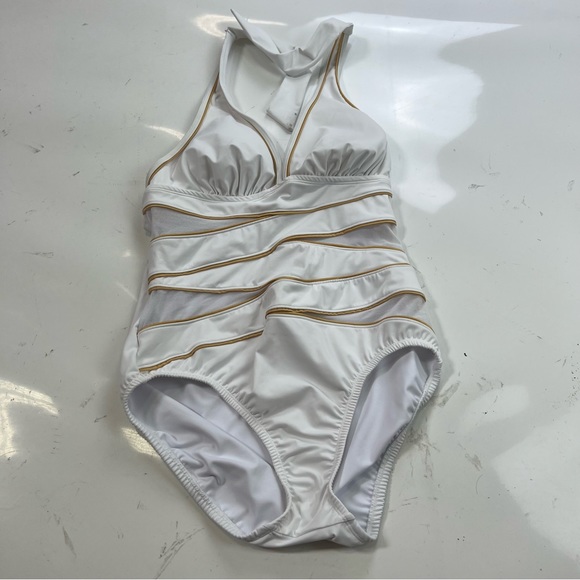VENUS | Swim | Venus One Piece White Swimsuit M11844 | Poshmark